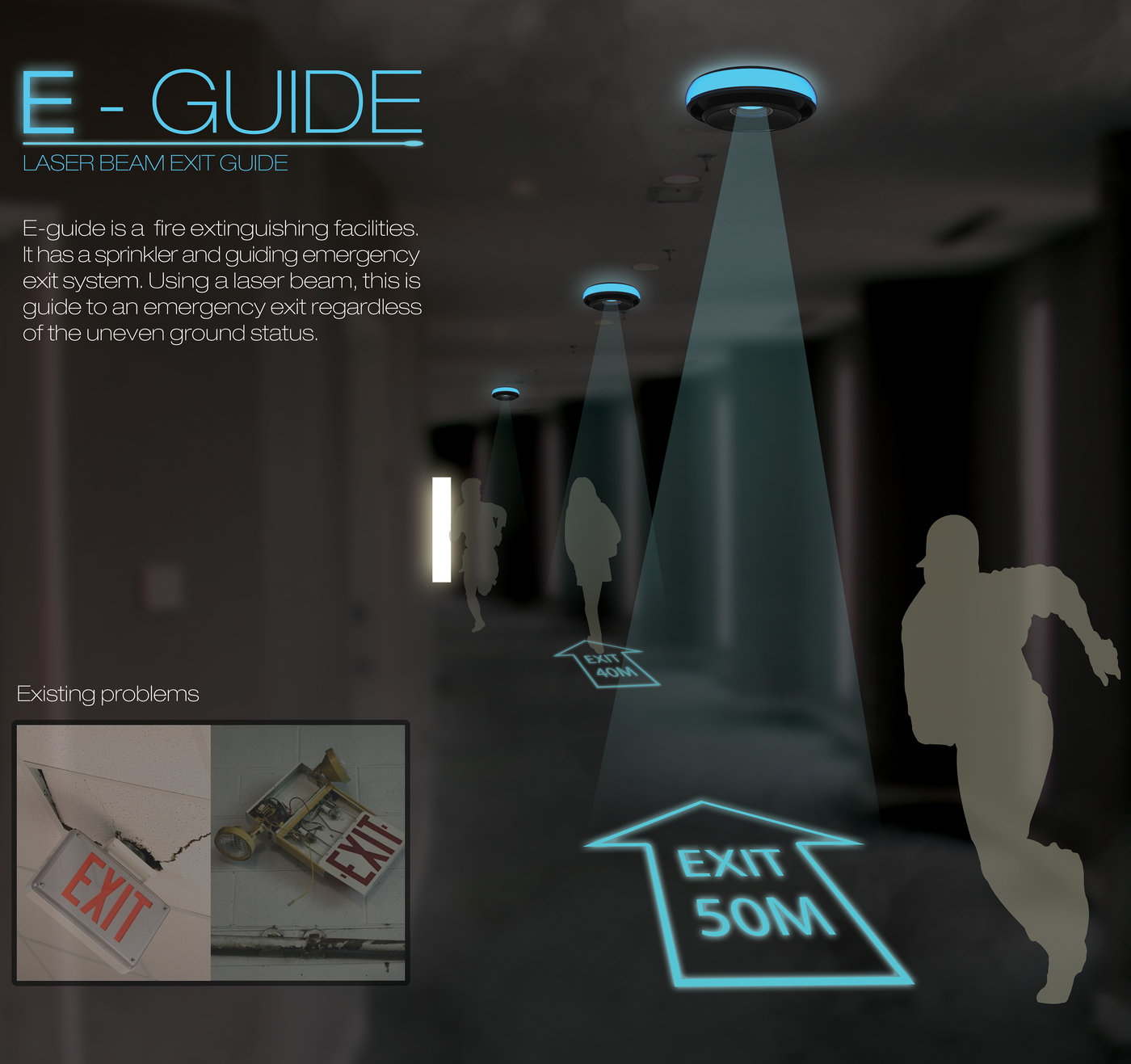 E-Guide(sprinkler+exit guide) by Seong-Hyun Kim at Coroflot.com