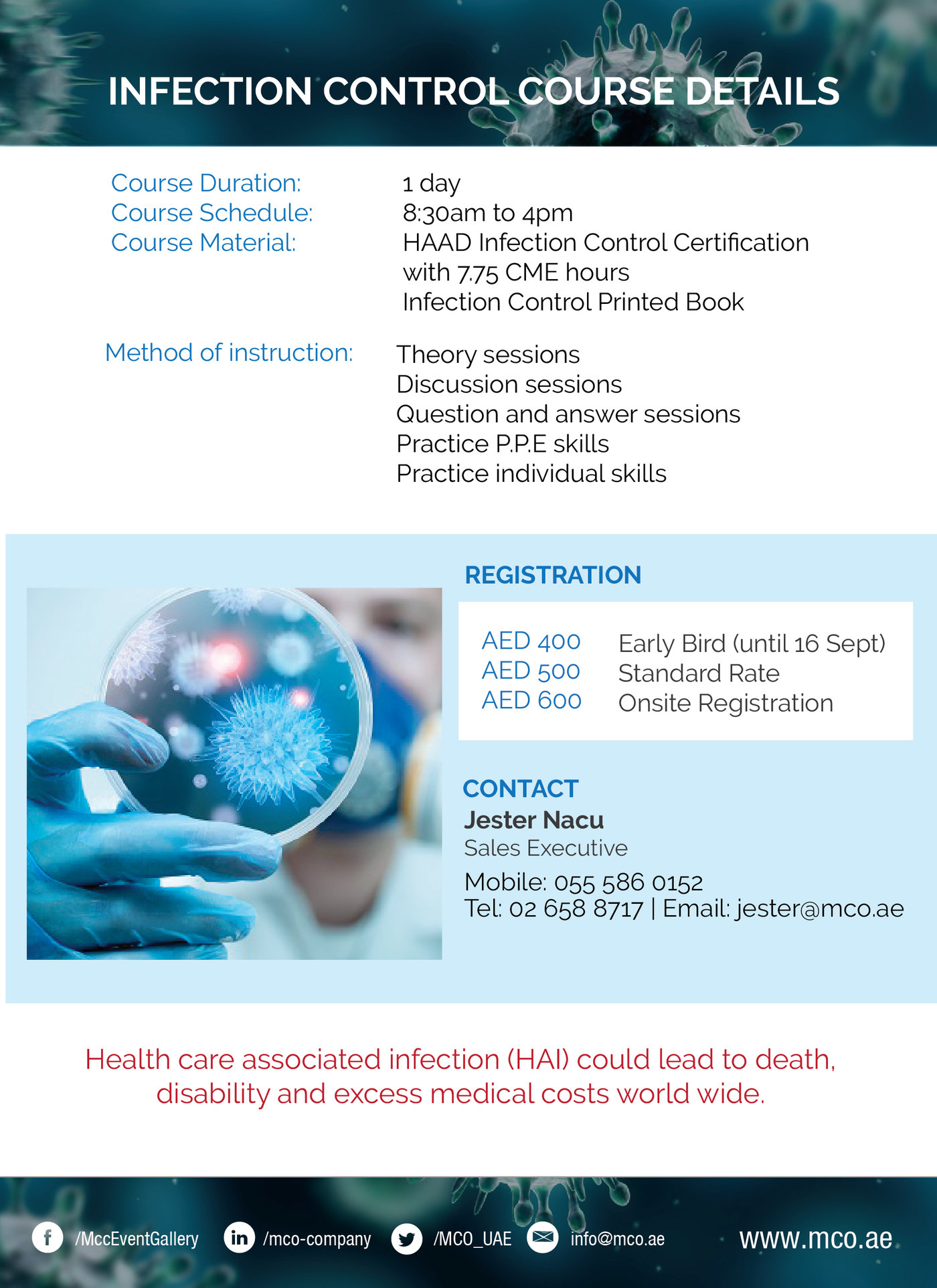 Infection Control Flyer by joel mutia at Coroflot.com