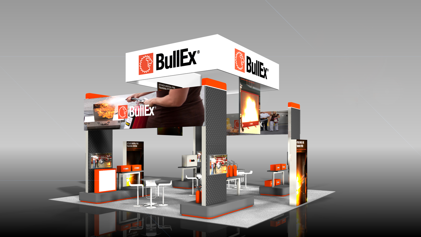 Bullex 60 x 40 - 30 x 30 Booth Concept by Jason Saunders at Coroflot.com