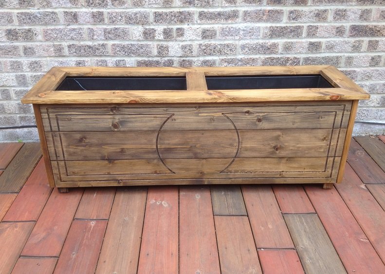 Large 1350mm planter with LED's (2x600mm boxes) by James Green at ...