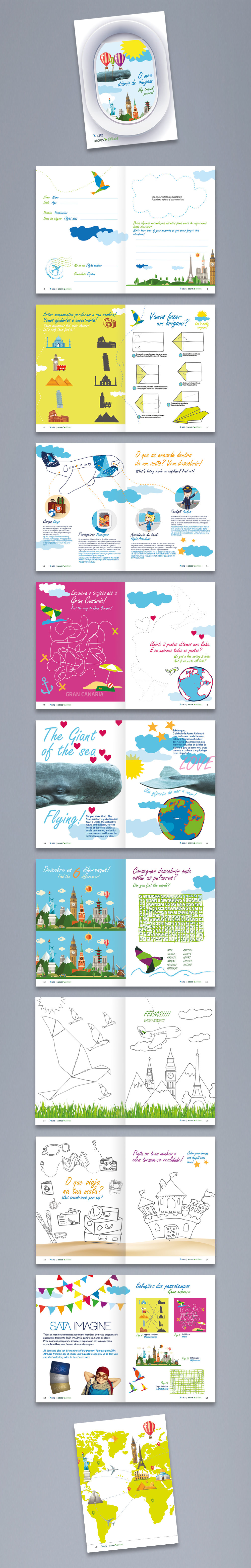 Editorial Design - Coloring book for kids by Raquel Andrade at Coroflot.com