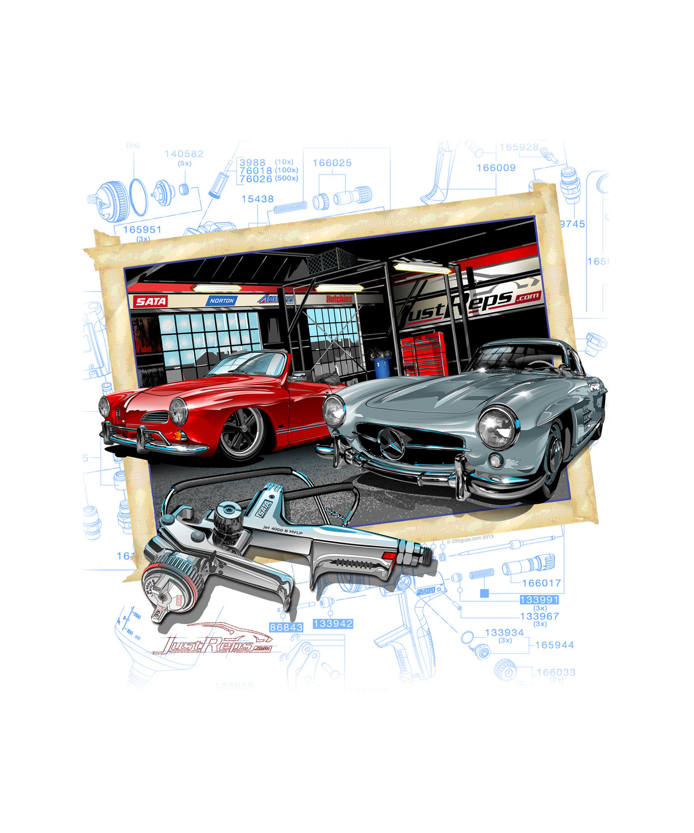 JustReps Apparel Design by Tim Palese at Coroflot.com