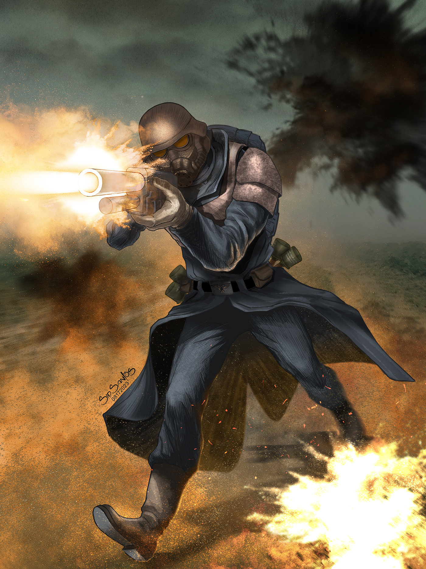 Death Korps of Krieg Warhammer 40k fan art by Sid Santos at Coroflot.com