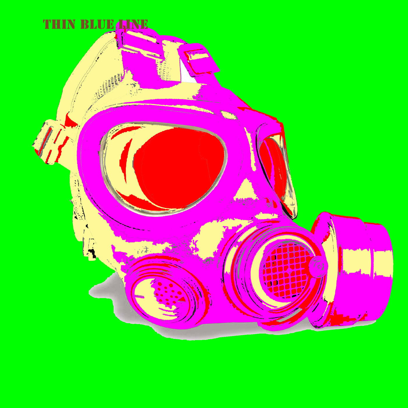 thin blue line pop art by david saurers at Coroflot.com