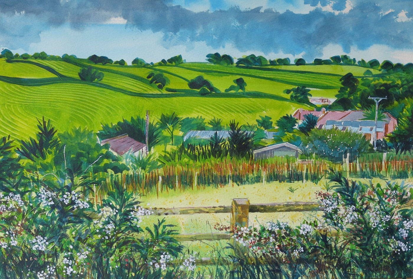 Recent work looking at the Devon Landscape by Tony Homer at Coroflot.com