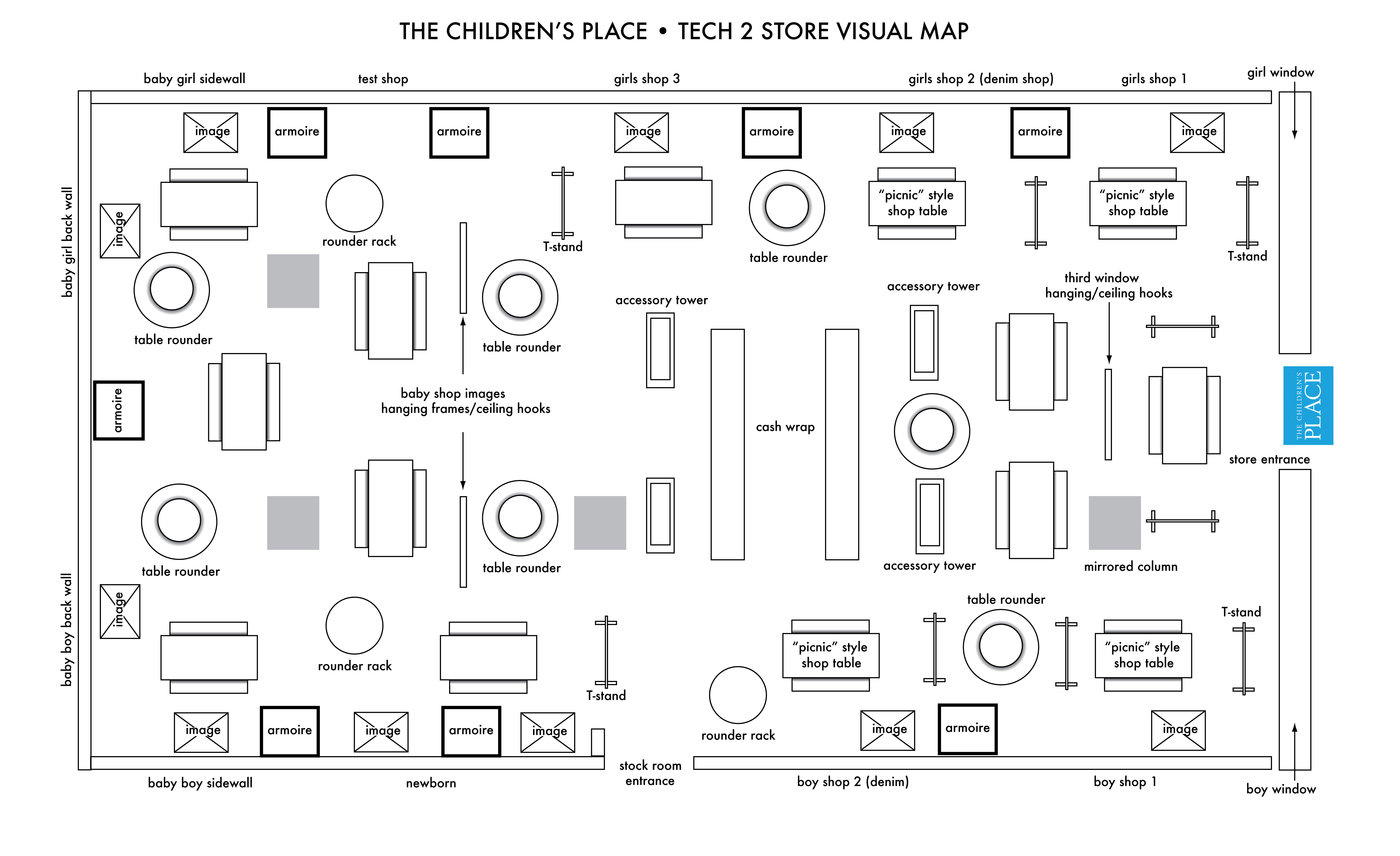 TCP planogram schematic by Phil LeBloas at Coroflot.com