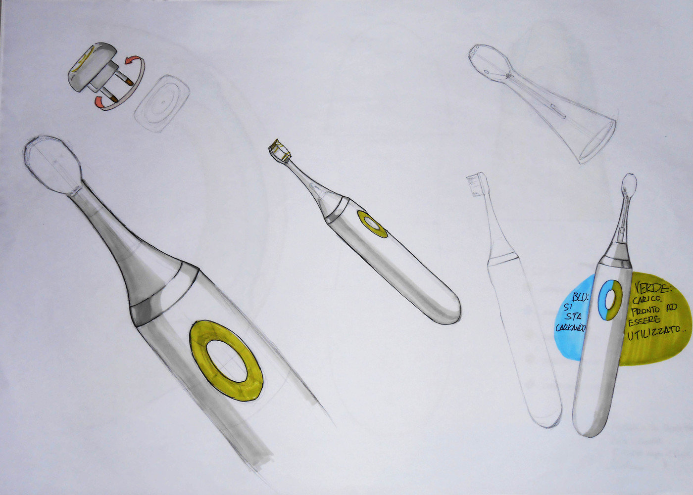 Sprout electric toothbrush by Bella litinetski at Coroflot.com