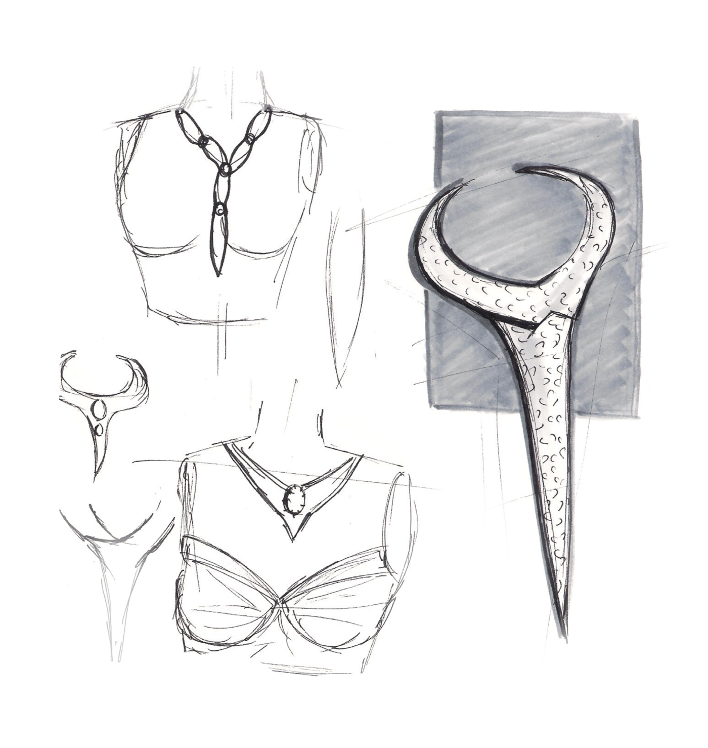 Blue Sky Necklace by Sharon-Lee Styger at Coroflot.com