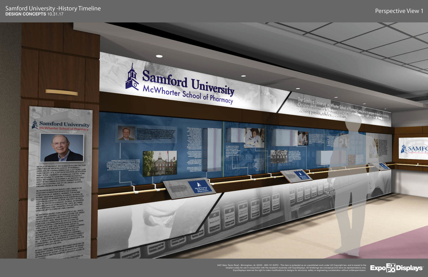 Samford - History Wall by Sean-Michael Smith at Coroflot.com