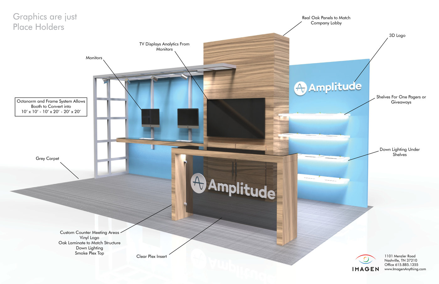 Custom 10' x 20' Booth by Sean-Michael Smith at Coroflot.com
