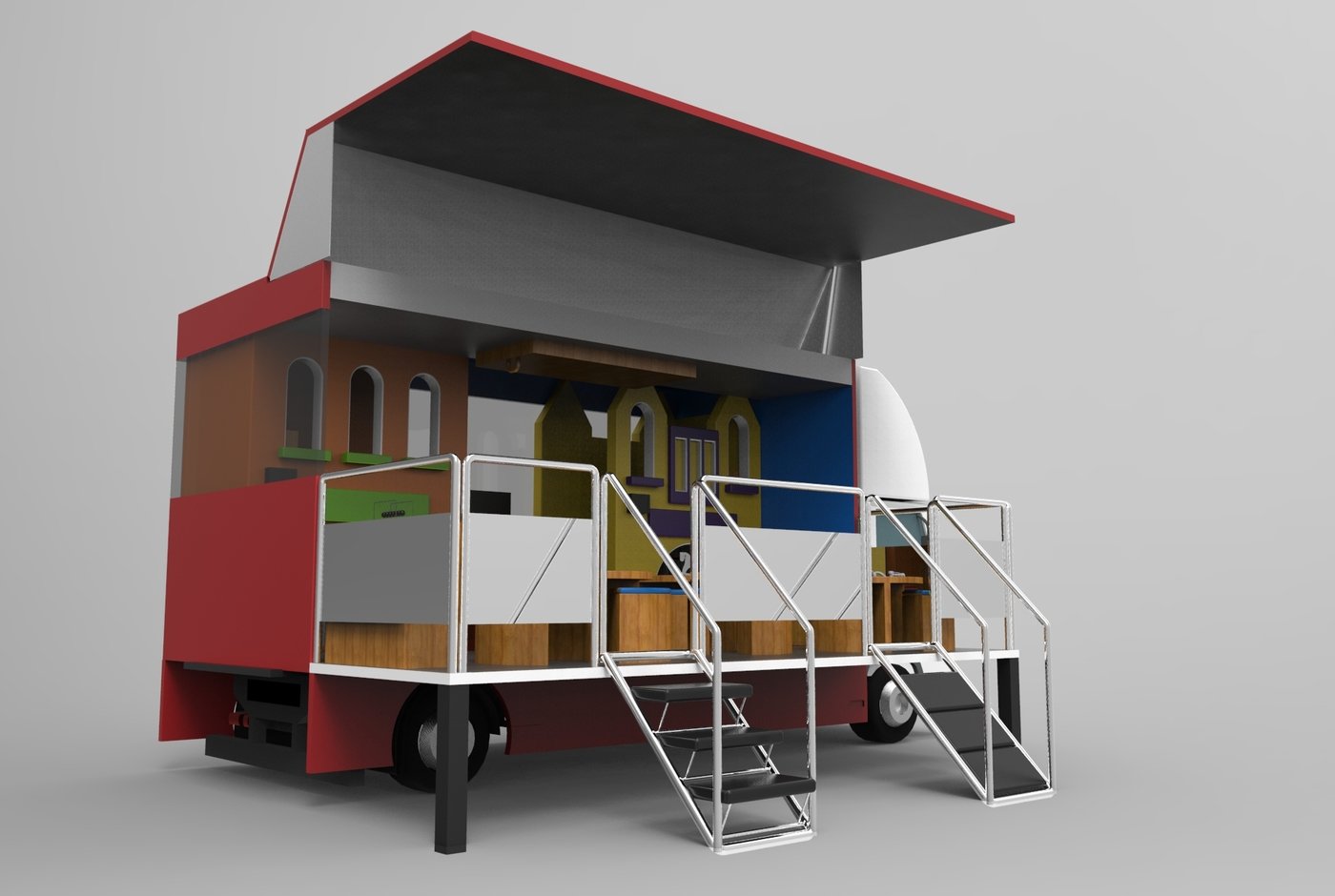 Convenience Library - Freelance 3D Model Project by Knobs Design at ...