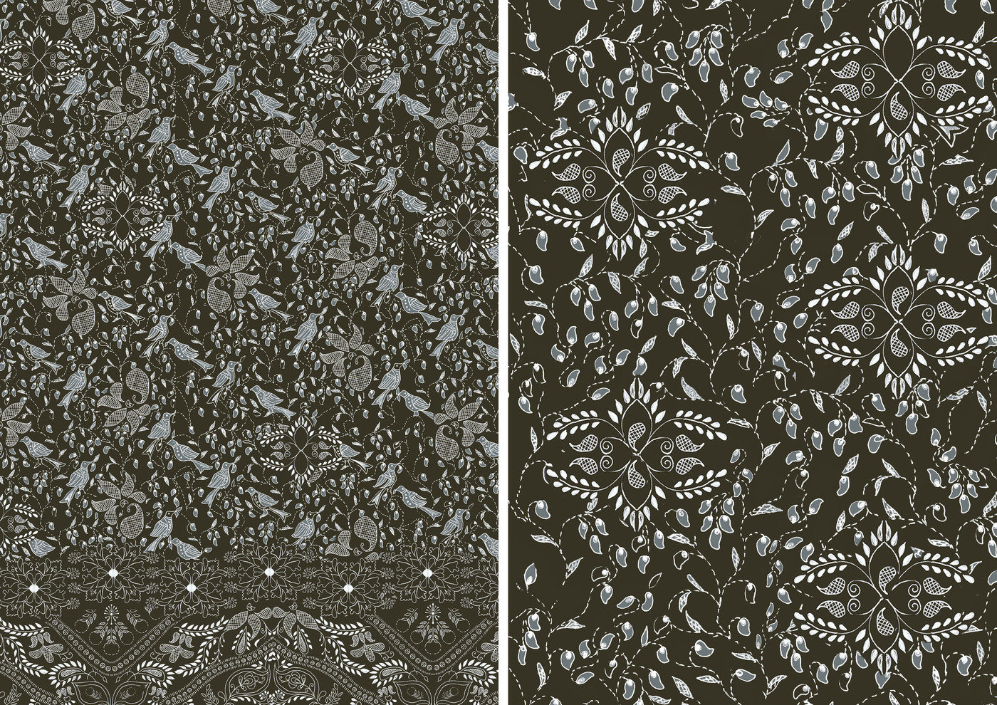 CHIKANKARI- A print collection for ARVIND MILLS by kanishka Kumari at ...