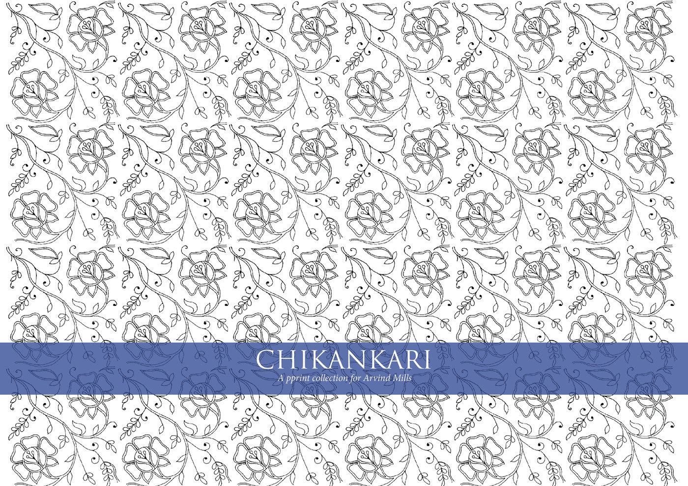 CHIKANKARI- A print collection for ARVIND MILLS by kanishka Kumari at ...