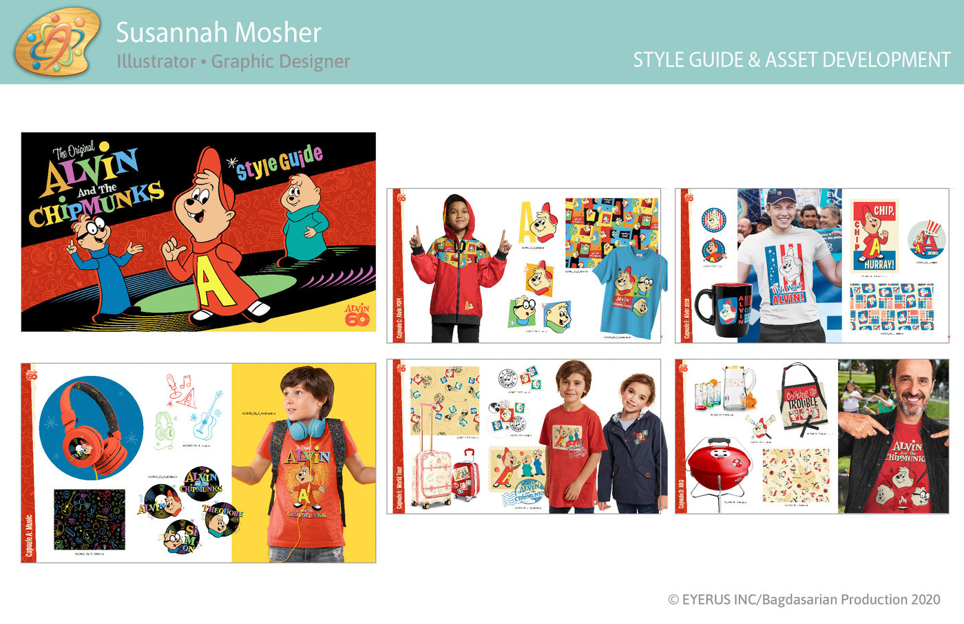 Eyerus Inc + Alvin & the Chipmunks: Style Guide by Susannah Mosher at ...