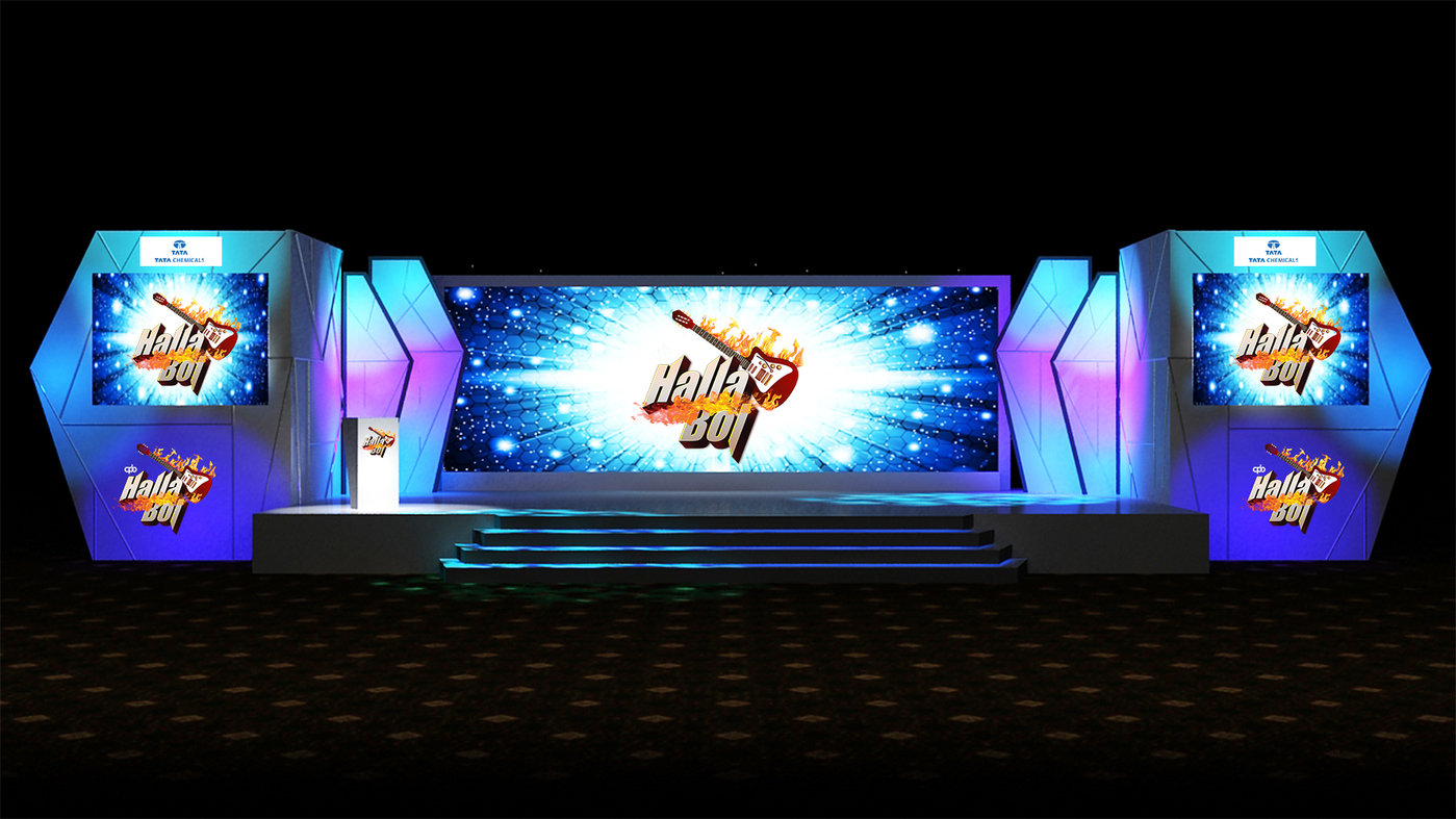 Stage,Display,Registration desk by TUSHAR LAWAND at Coroflot.com