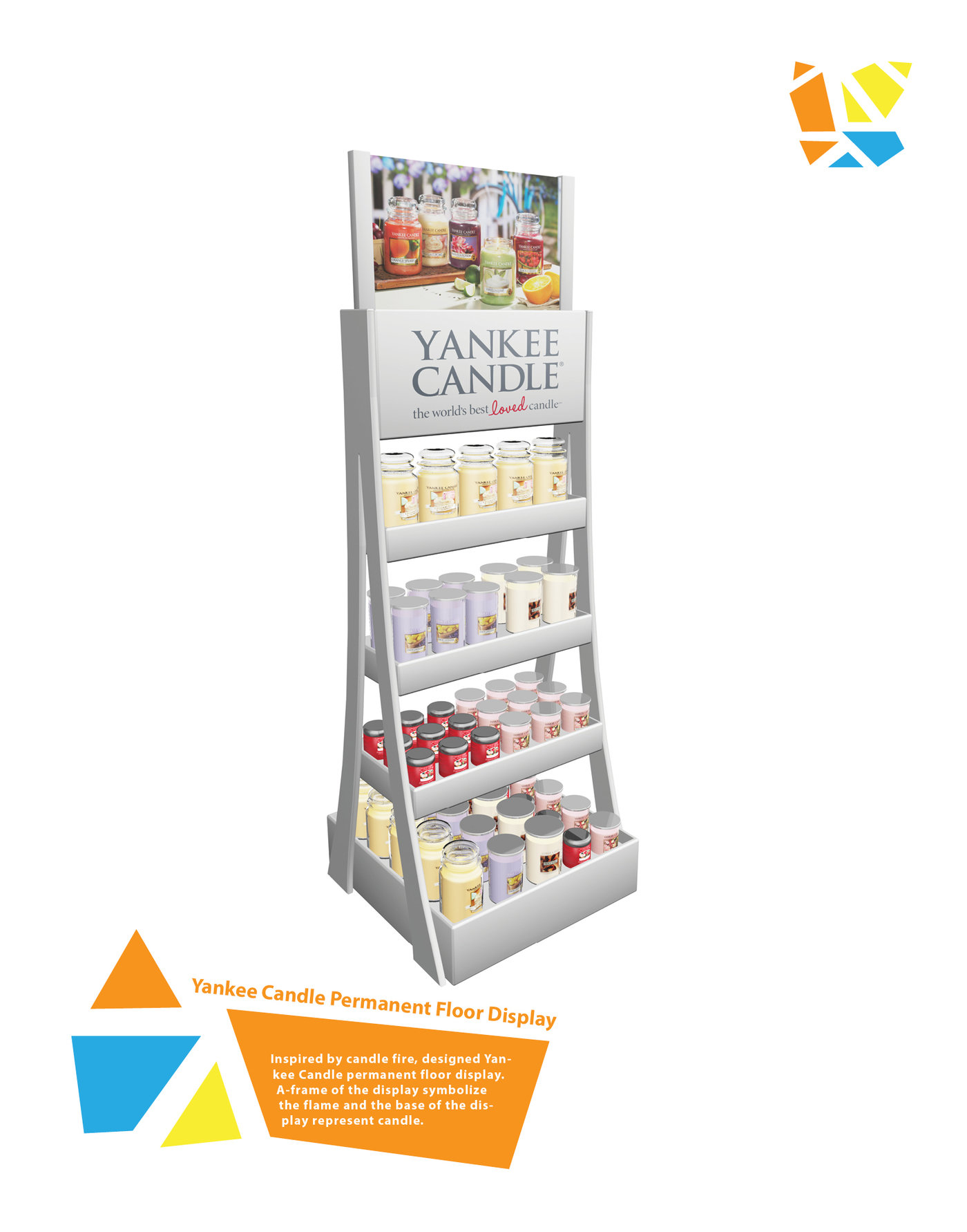 Yankee Candle Permanent Floor Display by Heng Sun at Coroflot.com