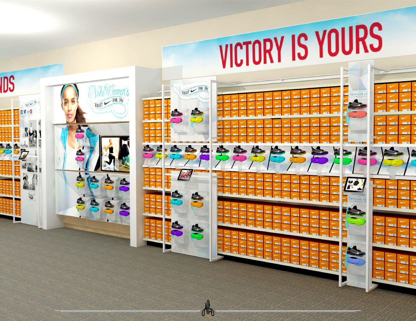 Nike - In-Store Presentation - Famous Footwear by Neil Graham at ...