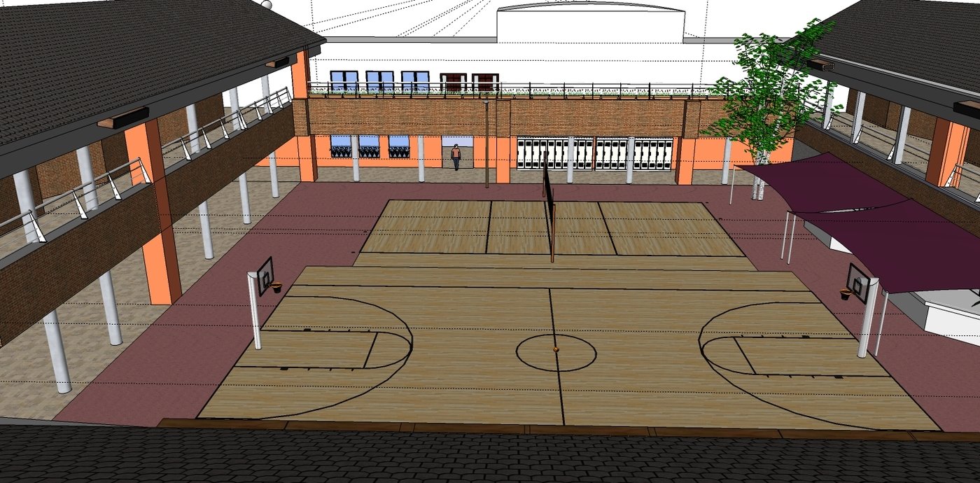 Modelo 3D Colegio by Cristian Camilo Sedano Chaparro at Coroflot.com