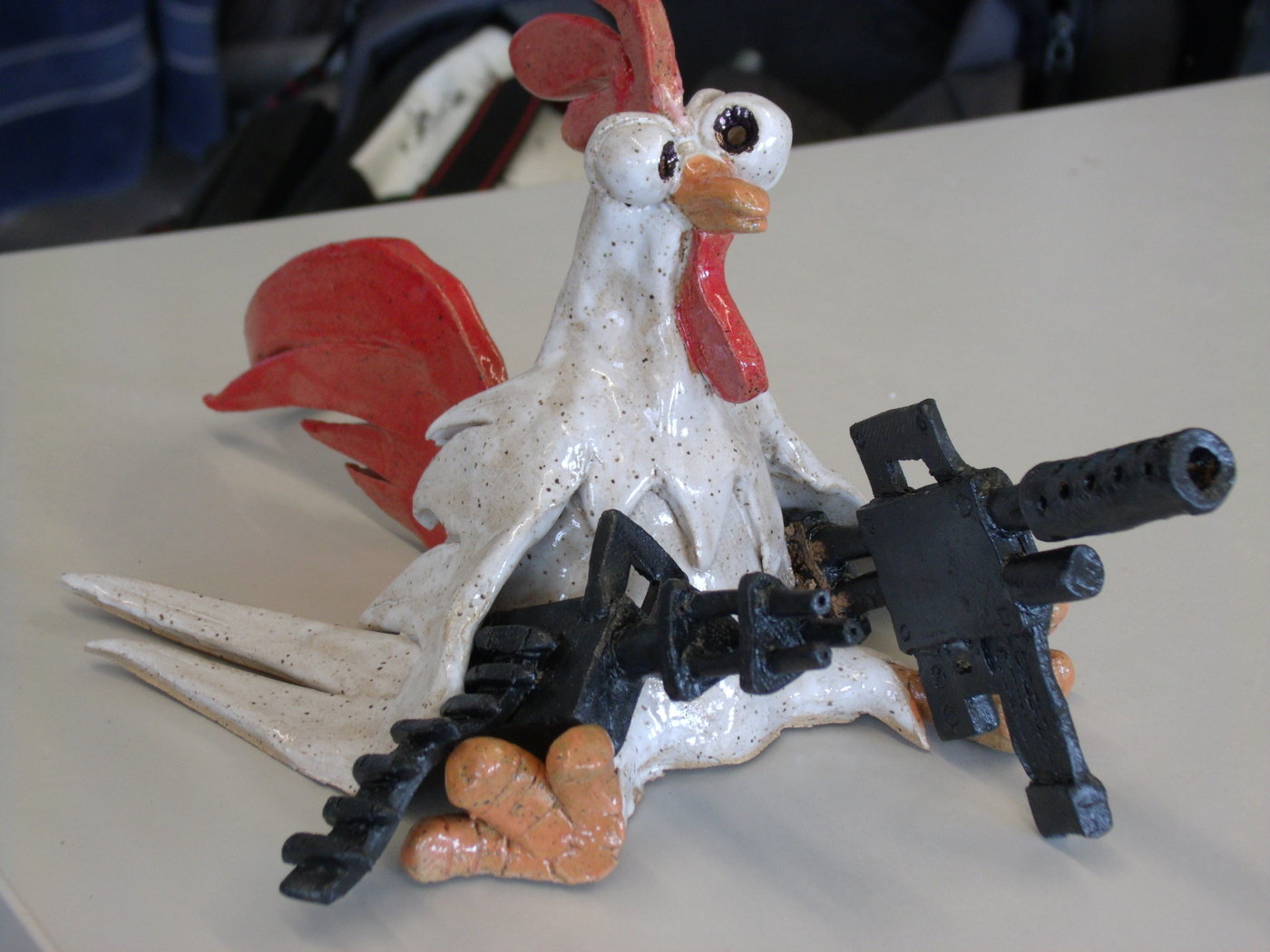 chicken with machine guns by David Trout at Coroflot.com
