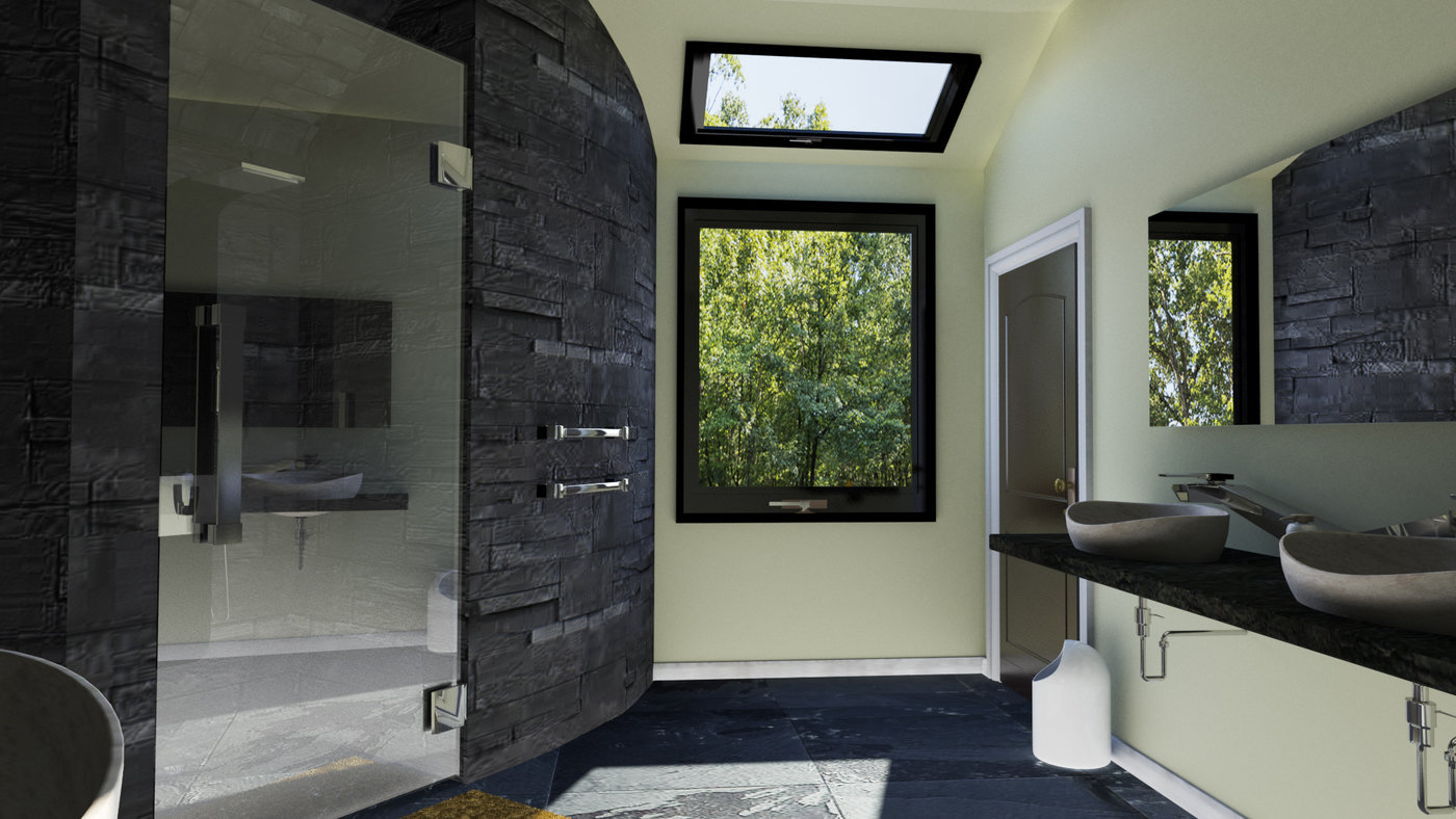 3D Interior Bathroom Design by Iwan Lewis at Coroflot.com