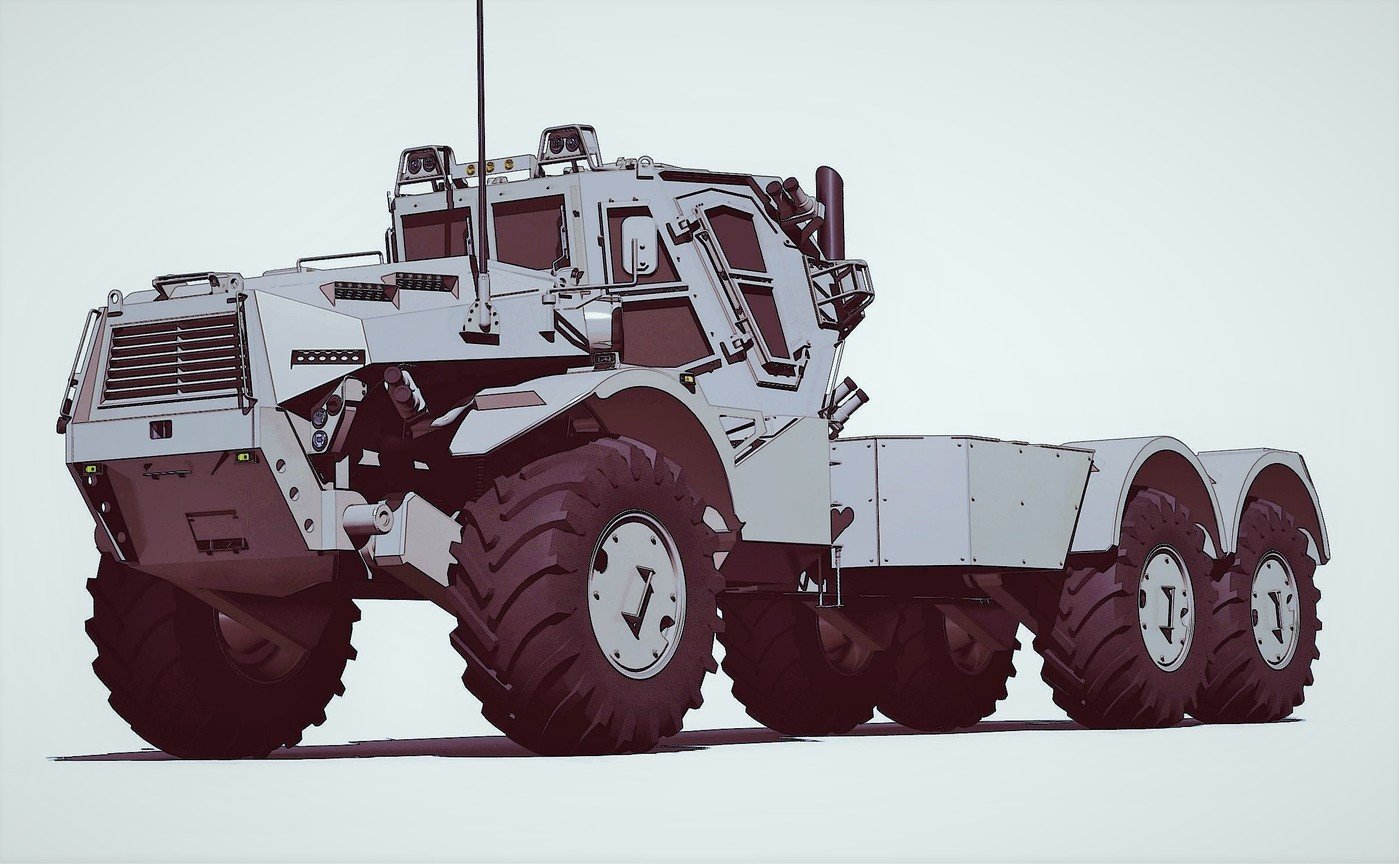 Concept of Modular Military Tractor by Miller Shapes Design at Coroflot.com
