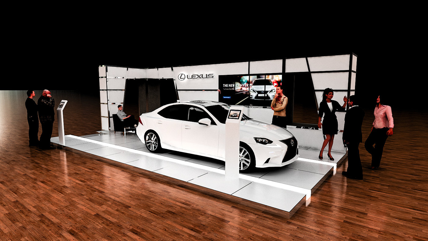 Lexus Display @ Airport Terminal by John Henry Mangalonzo at Coroflot.com