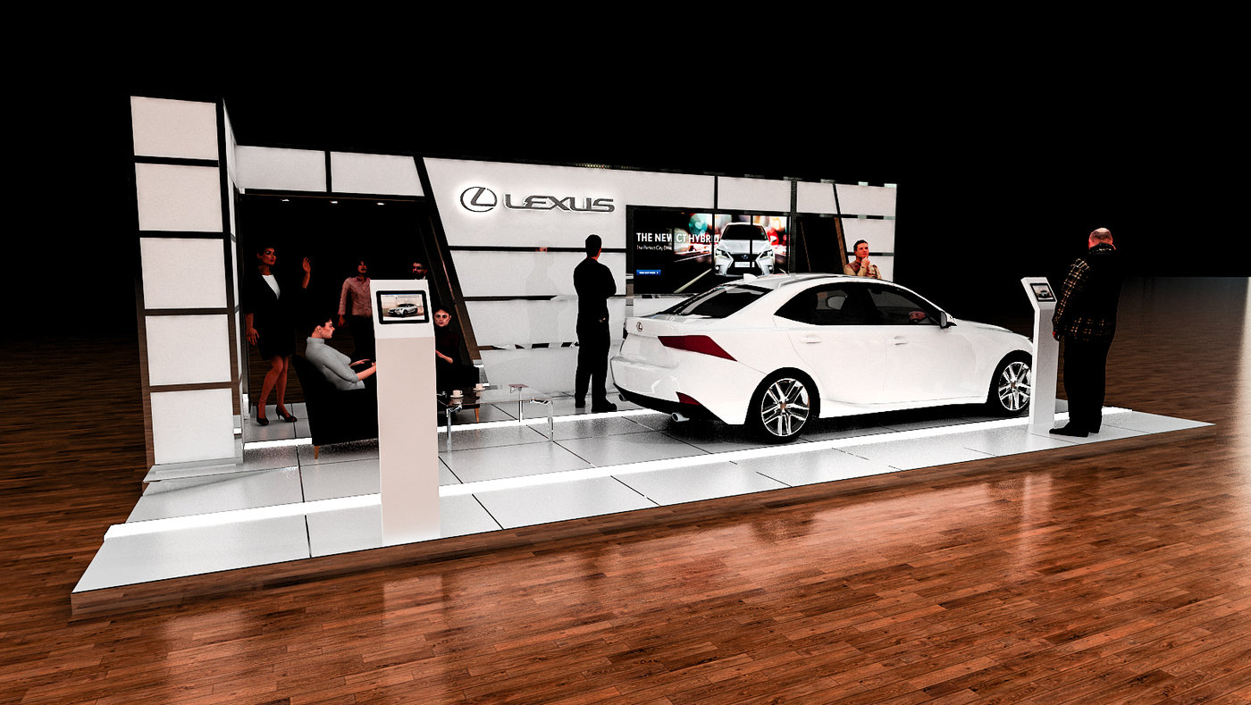 Lexus Display @ Airport Terminal by John Henry Mangalonzo at Coroflot.com