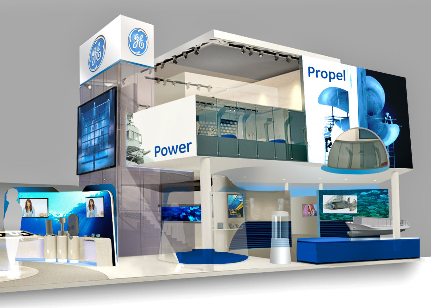 General Electrics Kormarine Exhibition by Natasha Macleod at Coroflot.com