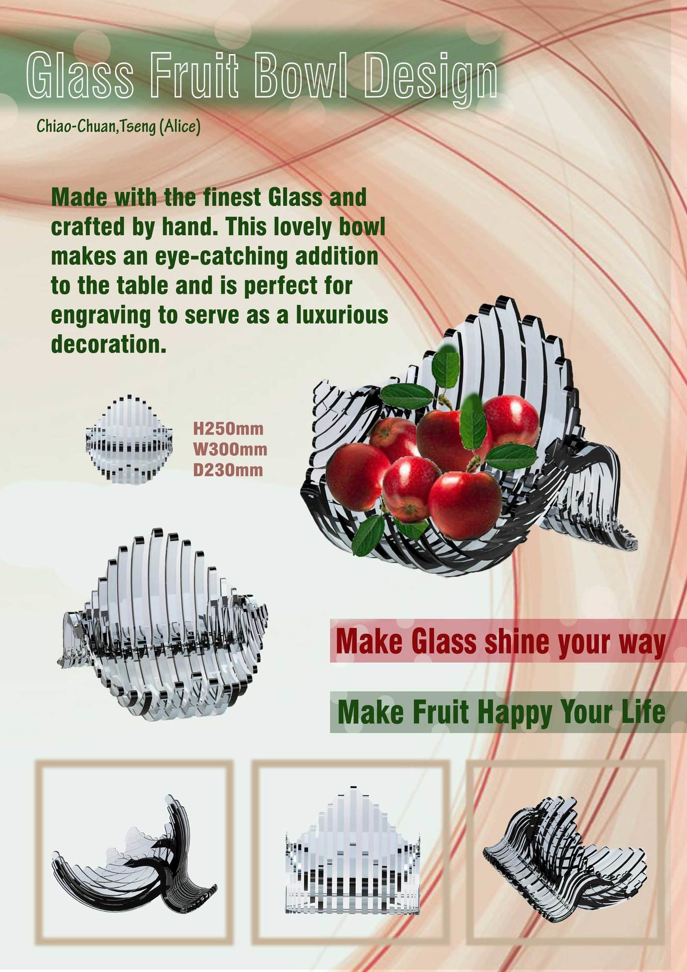 Sea Shell Fruit Bowl by Alice Tseng at Coroflot.com