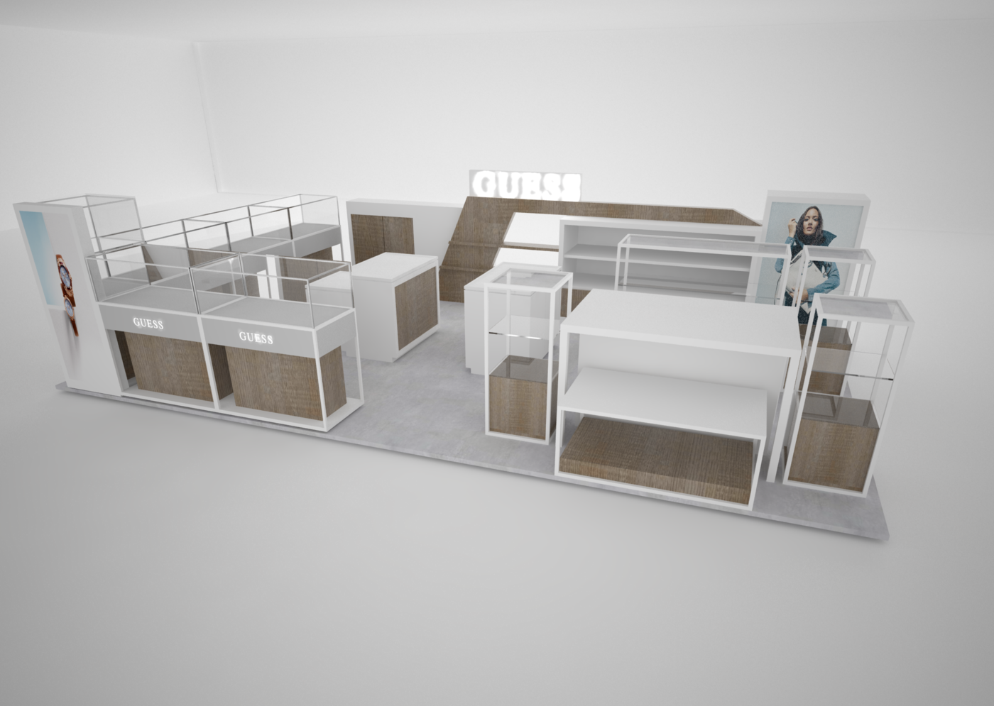 Guess Kiosk @ Aeon Mall BSD by Andi Wijaya at Coroflot.com