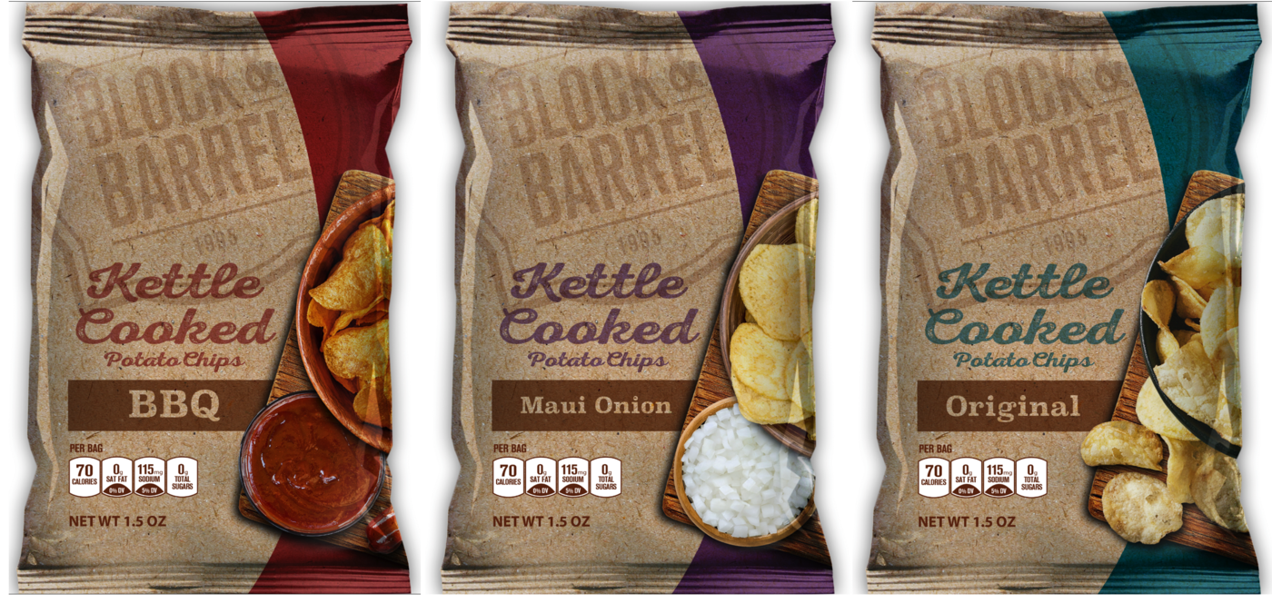 kettle chip bags by Alisa Tutt Farnham at Coroflot.com