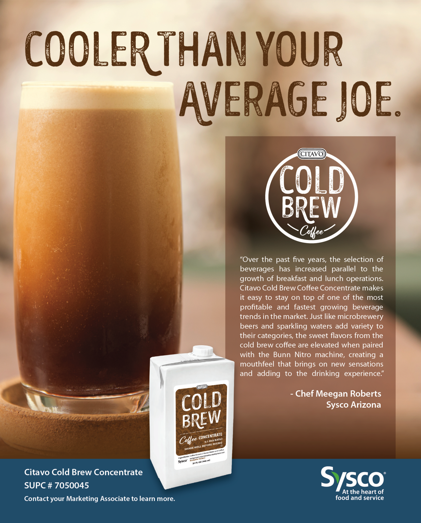 cold brew ad by Alisa Tutt Farnham at Coroflot.com