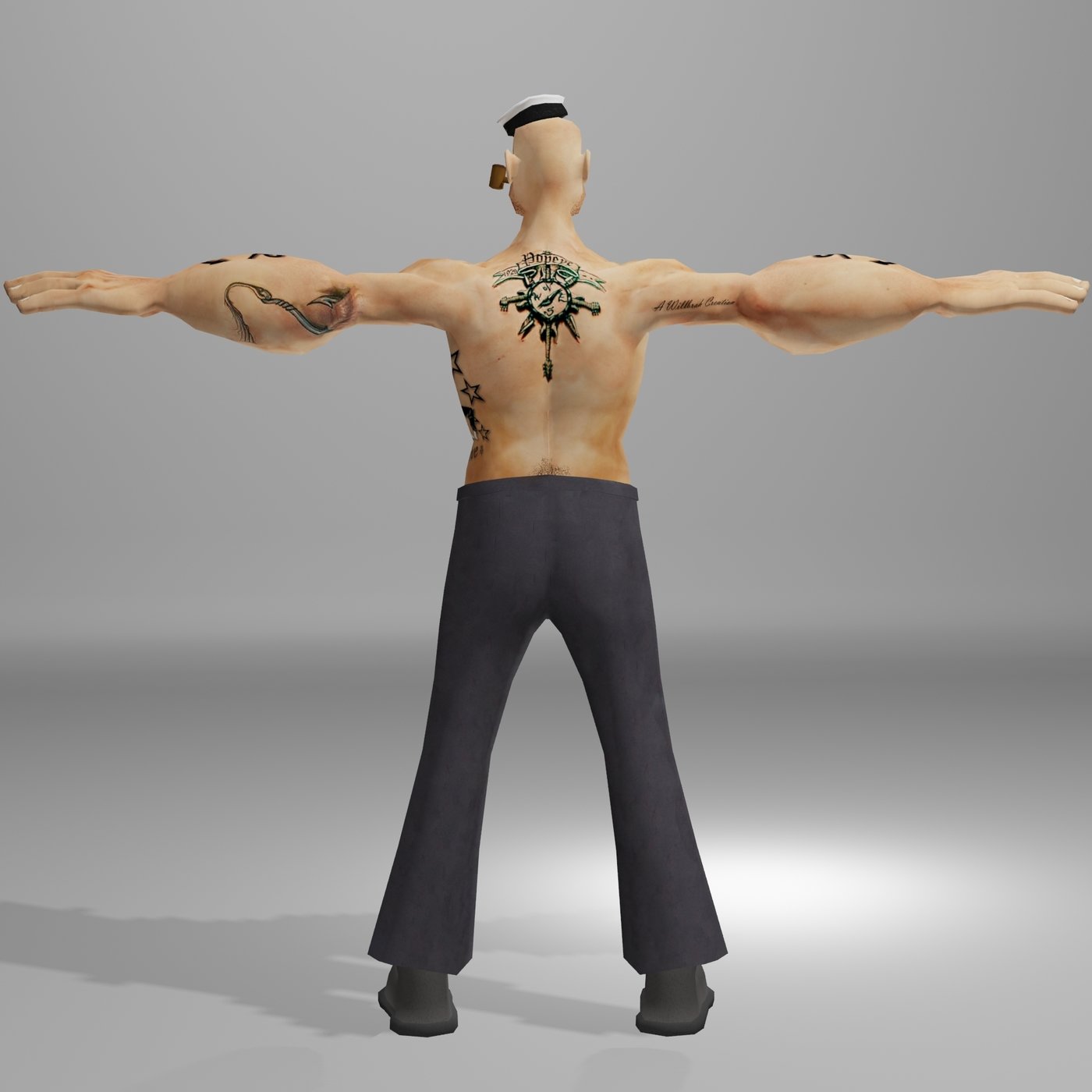 Popeye Character Model by William Collinge at Coroflot.com