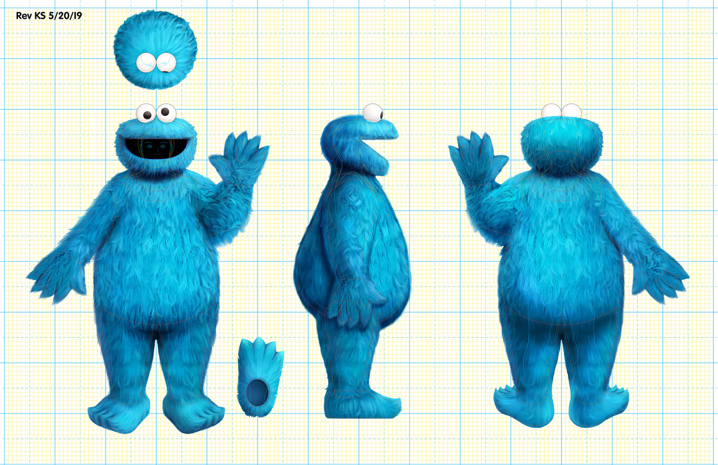 Sesame Walkaround Guide by Katie Sacchi at Coroflot.com