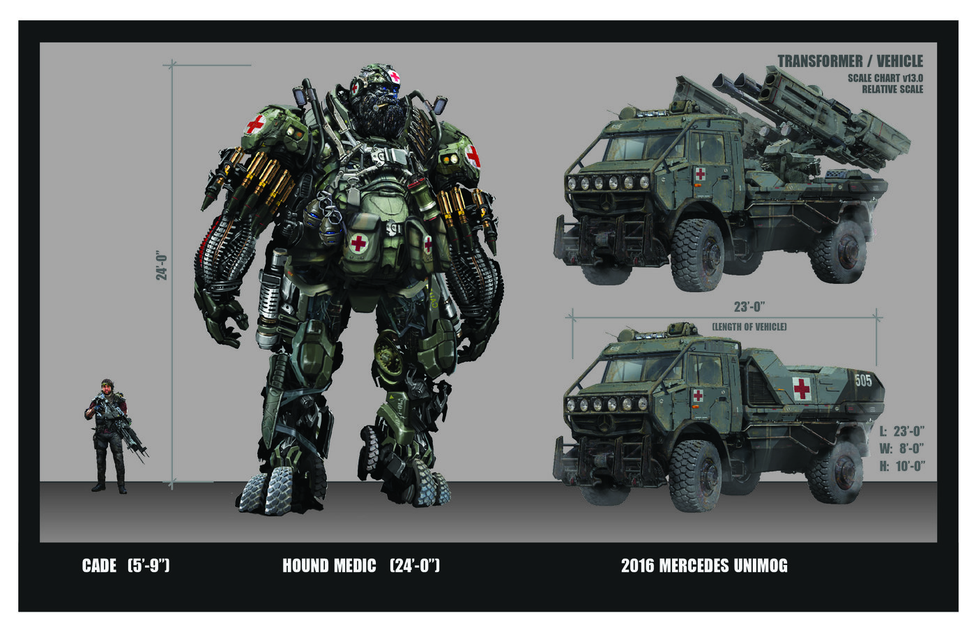 Transformers 4 Hound Concept Art