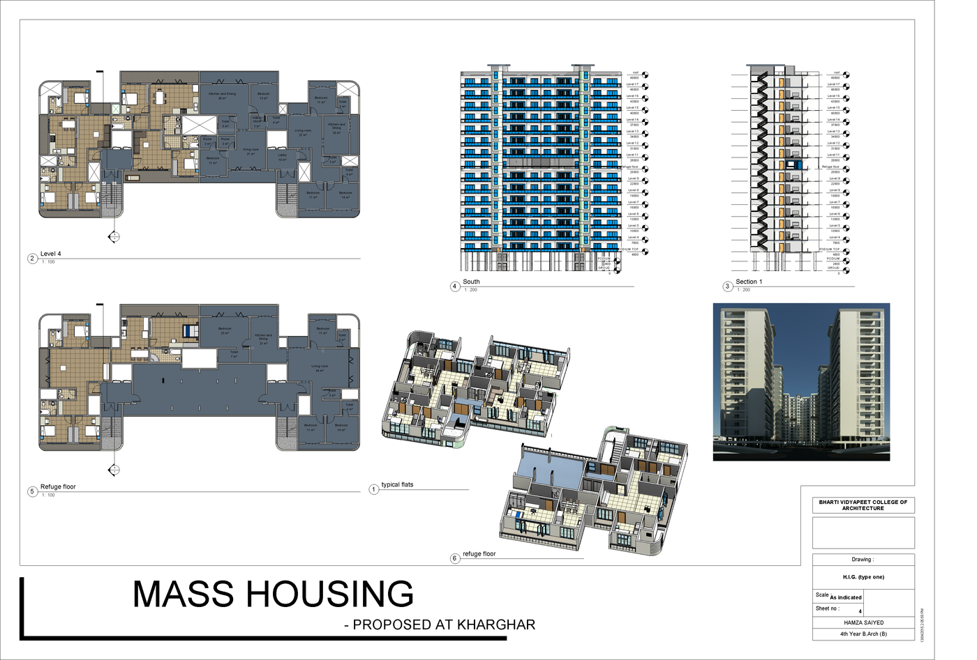 Mass Housing by Hamza Saiyed at Coroflot.com