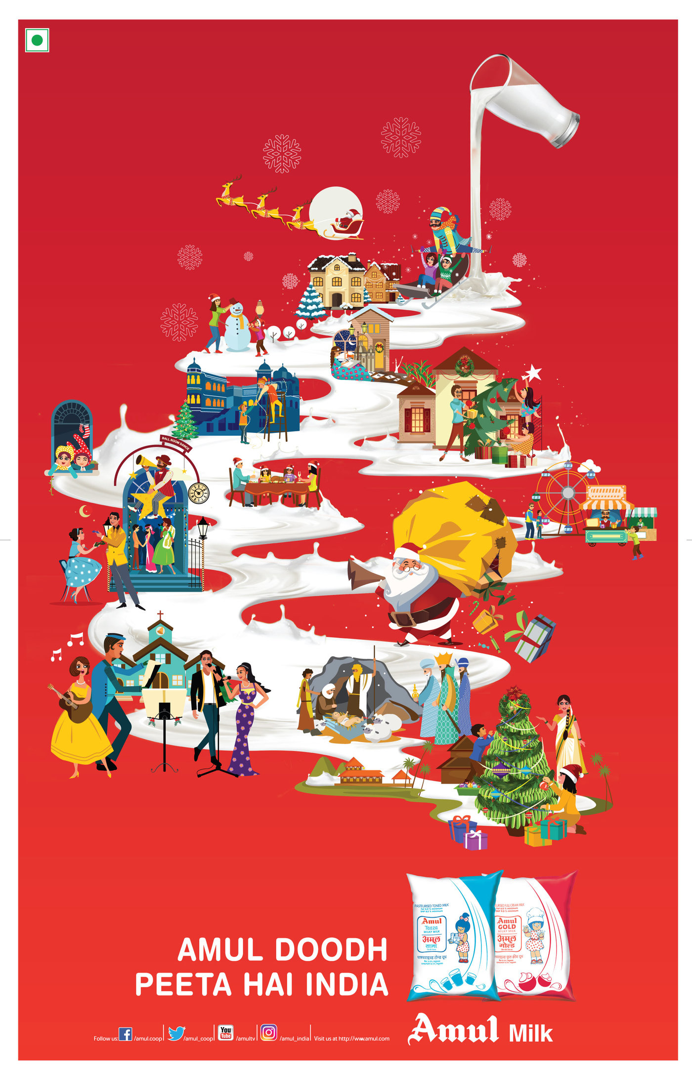 AMUL - CHRISTMAS by Ushma Desai at Coroflot.com