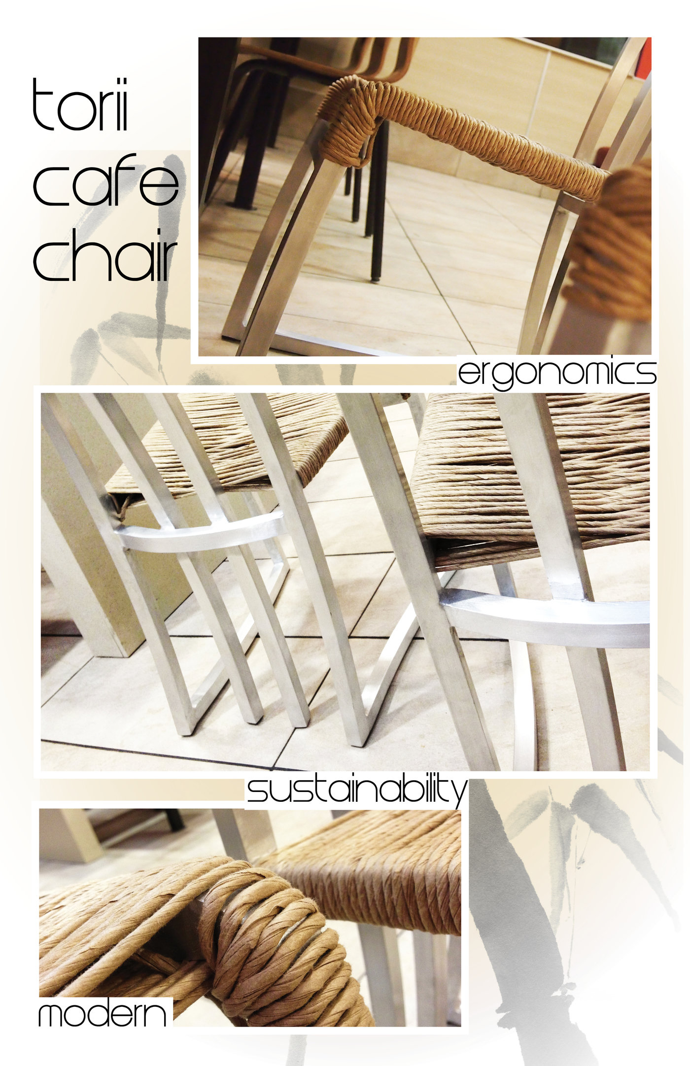 Torii Cafe Chair by RANDI Bugros-Partap at Coroflot.com