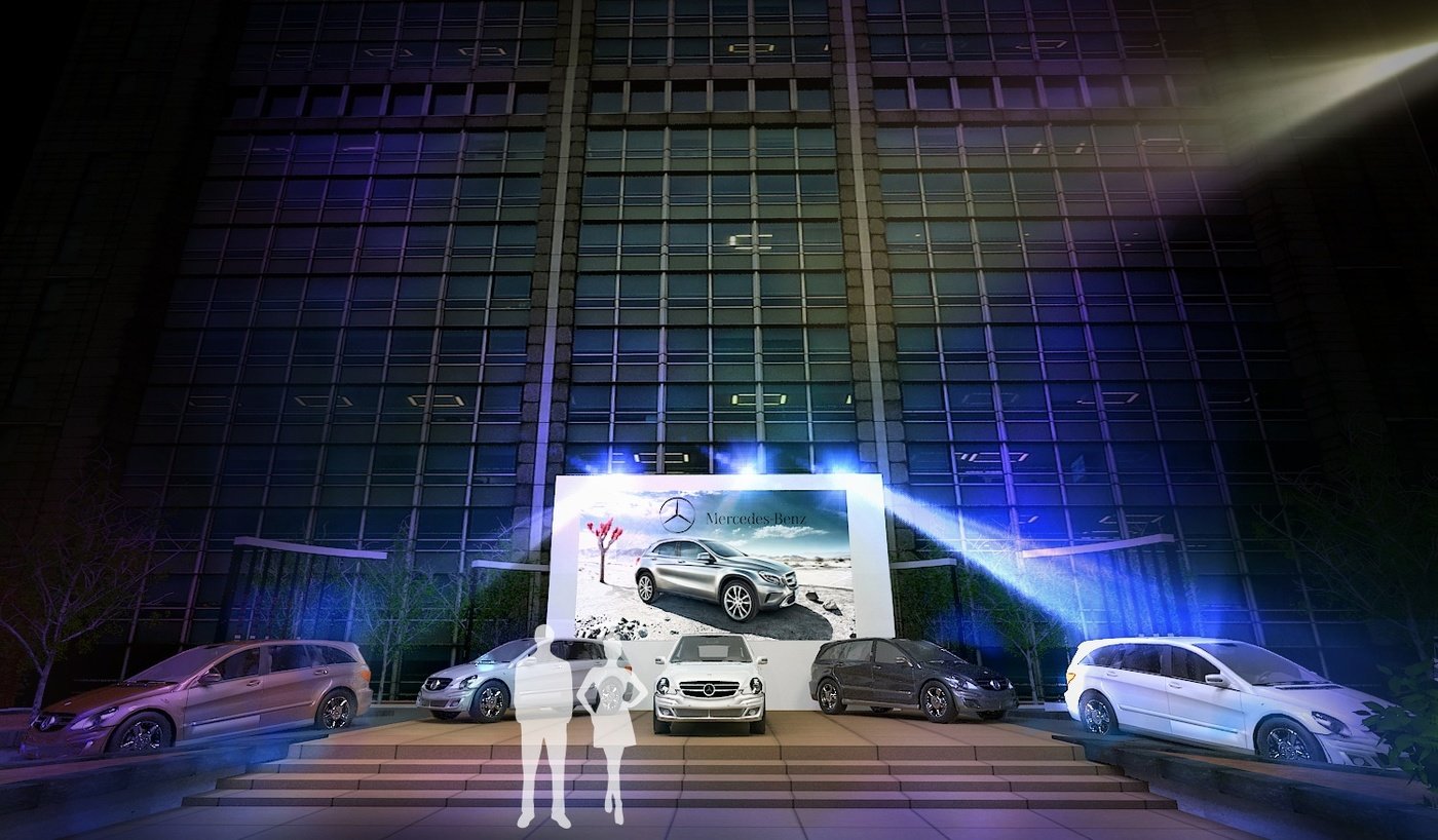 Mercedes Benz / Skyline Party by TzuWei Kung at Coroflot.com