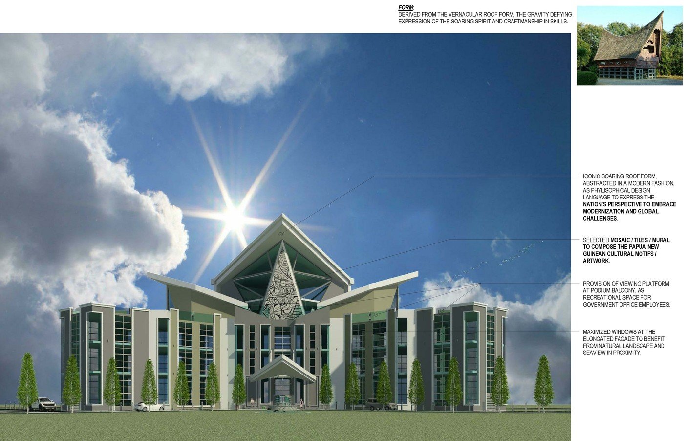 Wewak Government Building, Papua New Guinea. by Leslie Chong at ...