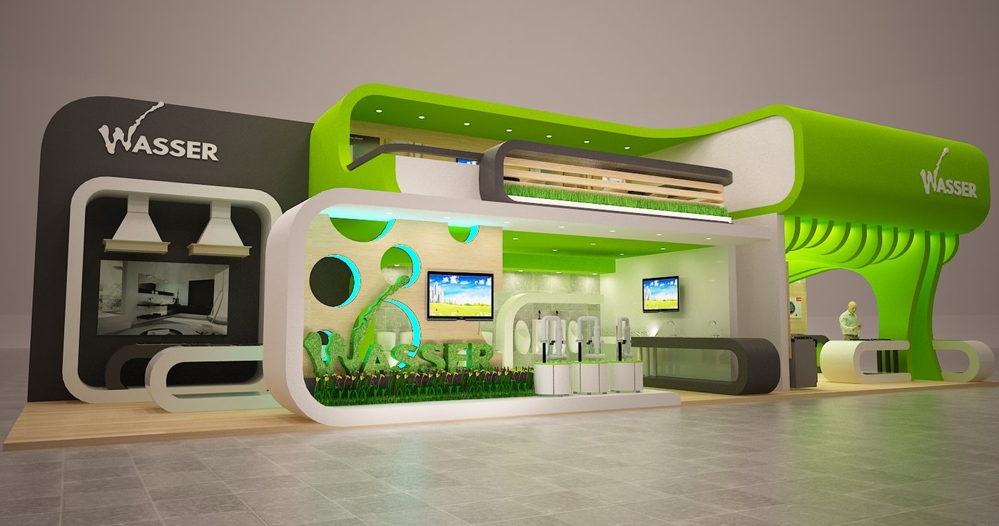 indobuiltech 2015 wasser concept booth by dodo kuprut at Coroflot.com