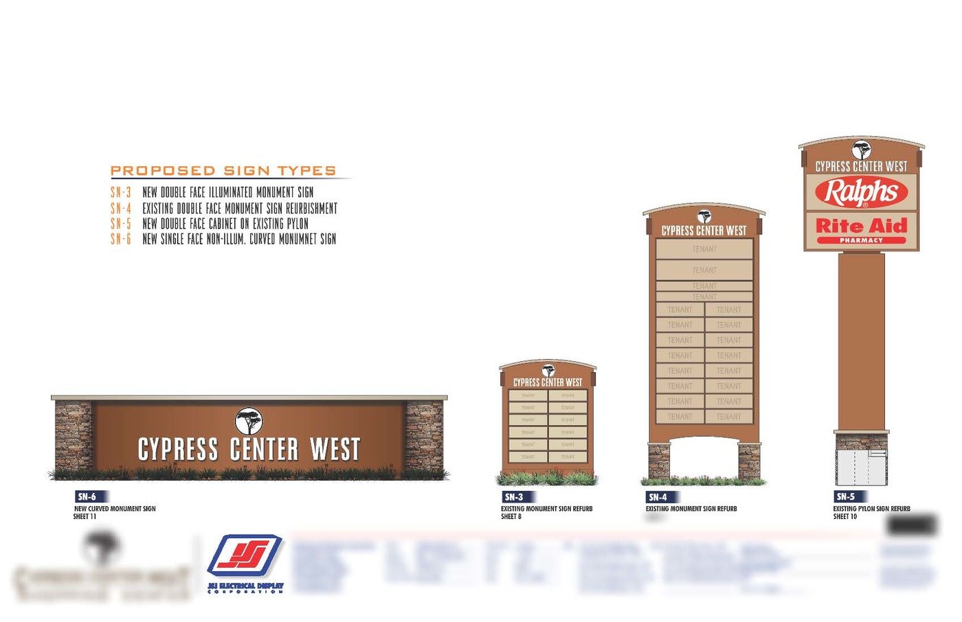 New Signs and Refurbish Existing - Cypress Center West Retail Center by ...