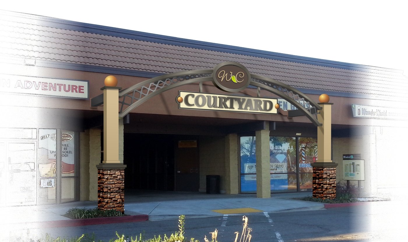 Woodcreek Retail Center - Courtyard Entrance Enhancement by Larry Koyle ...