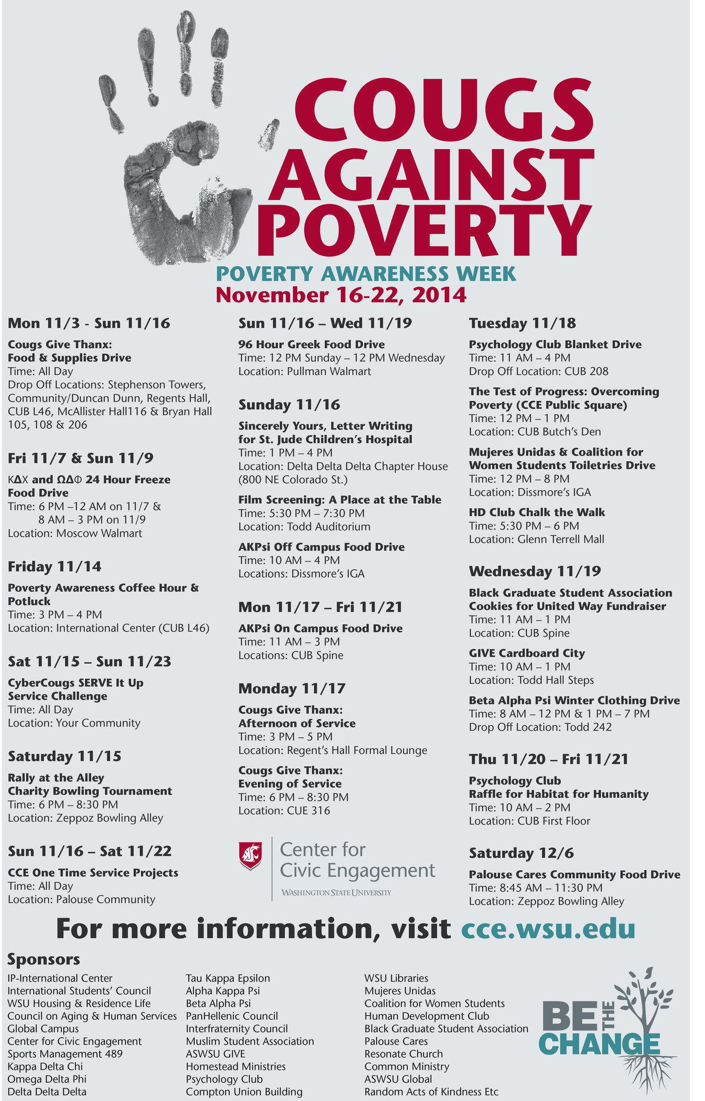 Poverty Awareness Week Materials by Megan Peterson at Coroflot.com