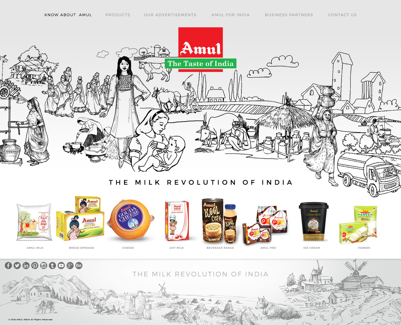Amul website & app Design by Uday Tadphale at Coroflot.com