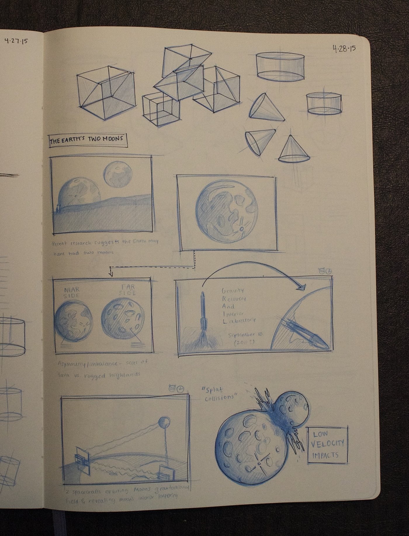 Whiteboard Moon Drawings by Nina Flores at Coroflot.com