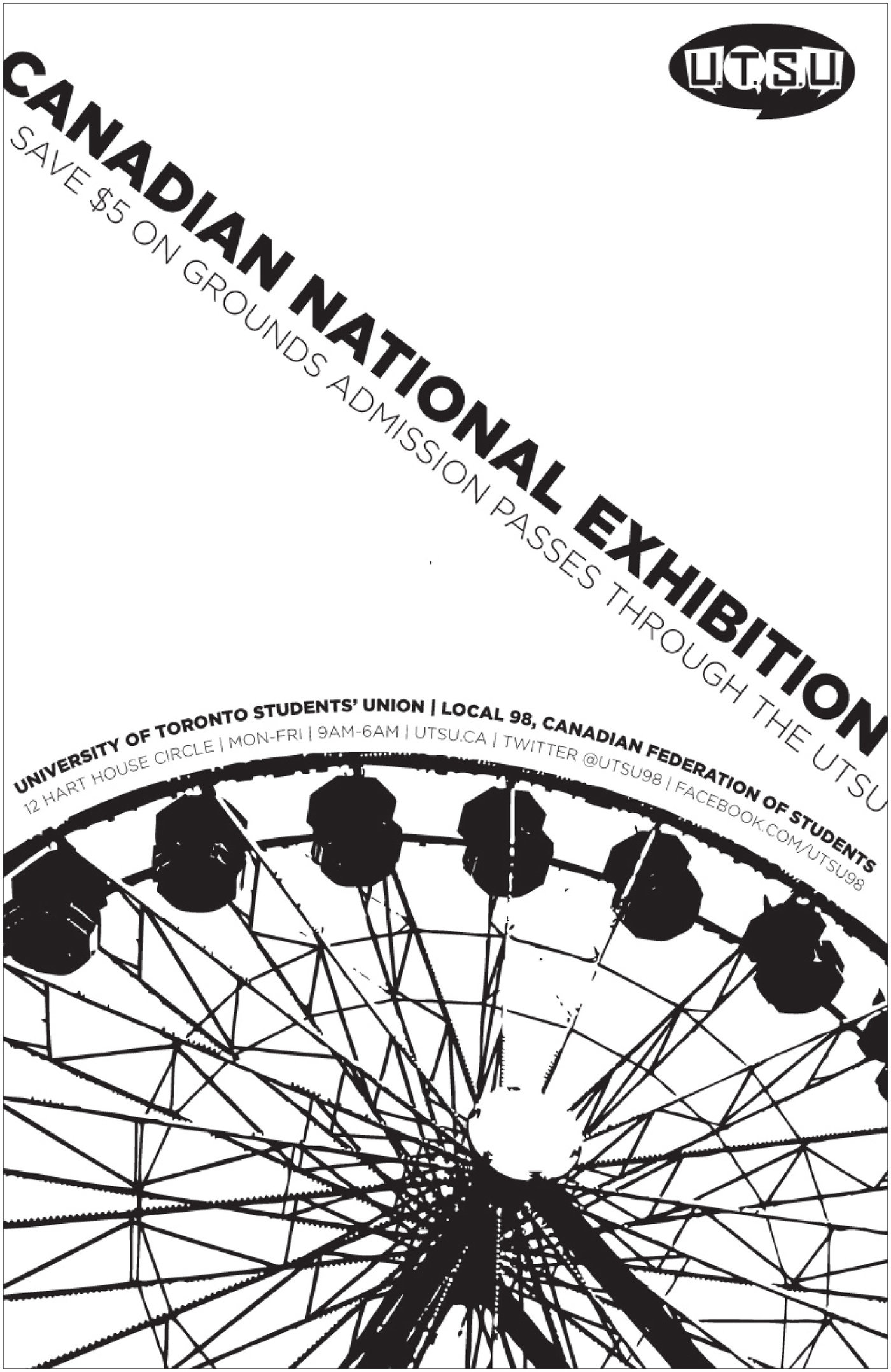 UTSU CNE Promotion Poster by Brendan Pinkofsky at Coroflot.com