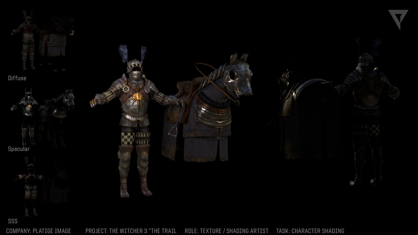 Nilfgaard Knight Shading for The Witcher 3: Wild Hunt ”The Trail ...