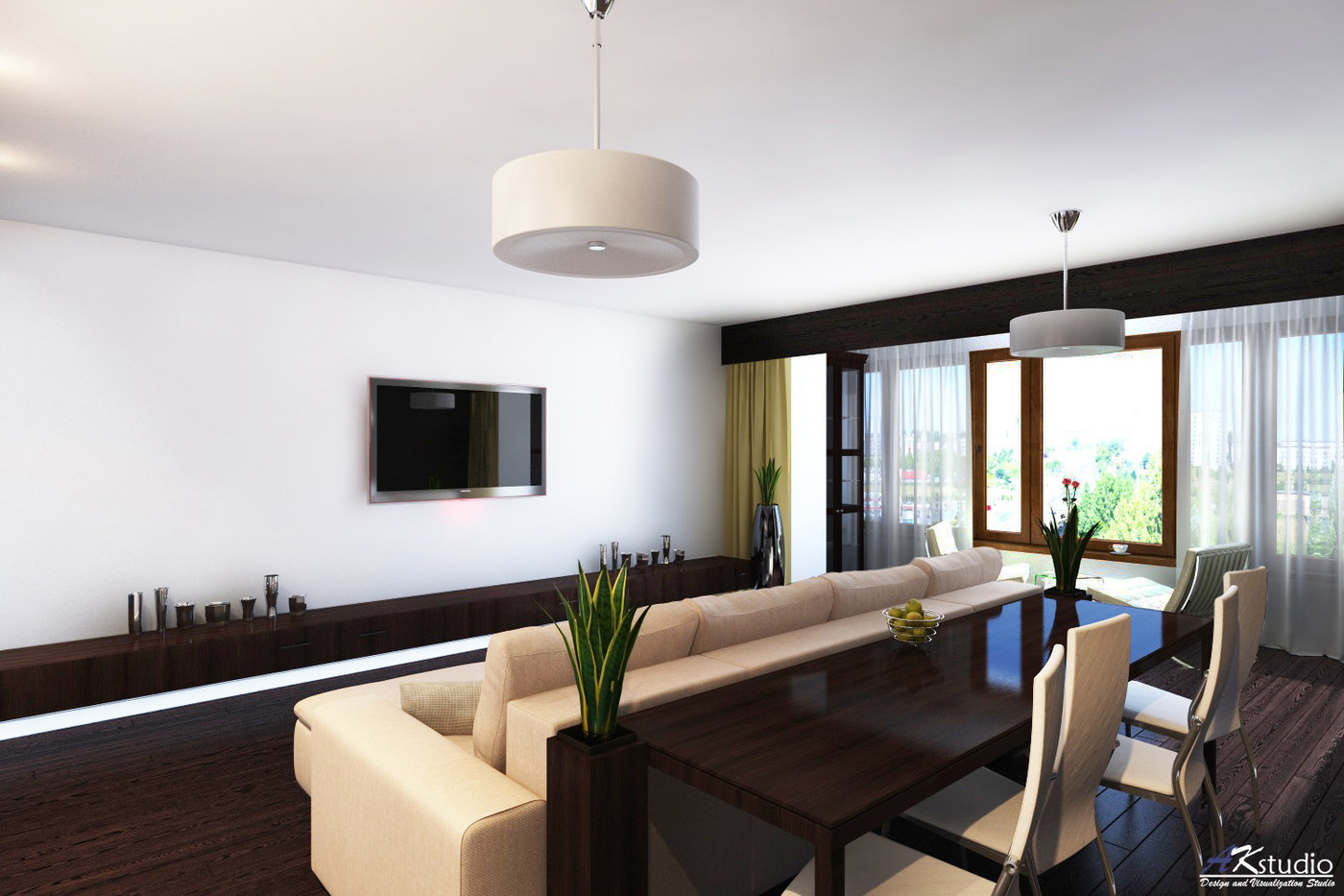 Modern Living Room Project by Artem Knysh at Coroflot.com