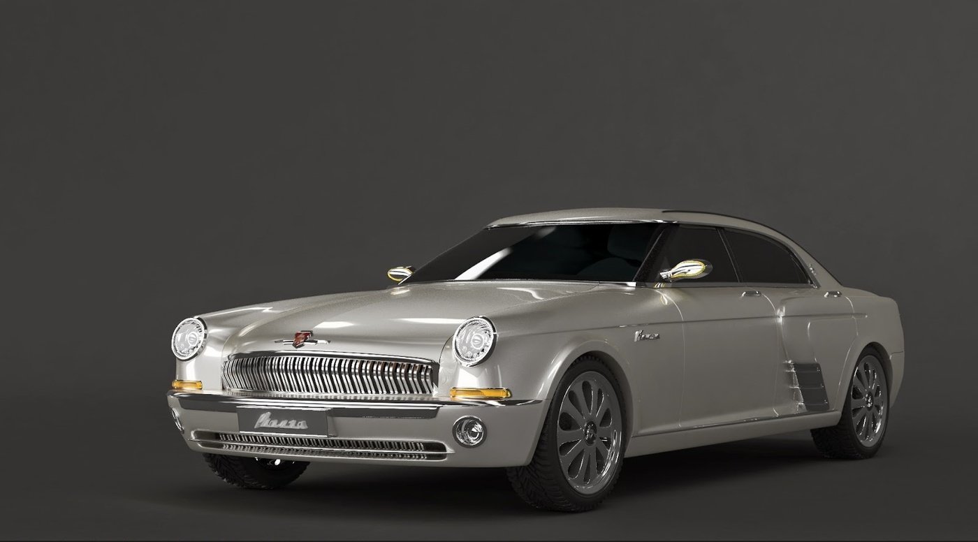 My 3d Concept Volga GAZ-21 by Robert Korsantes at Coroflot.com